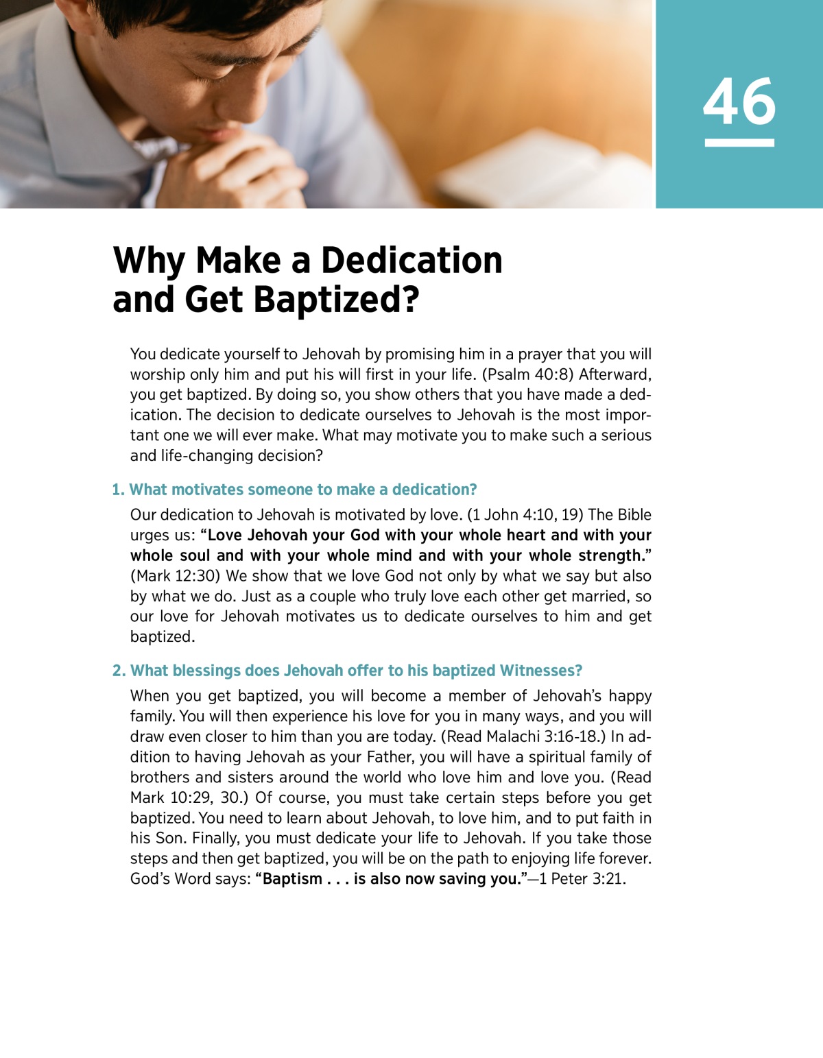 Why Make a Dedication and Get Baptized? — Watchtower ONLINE LIBRARY