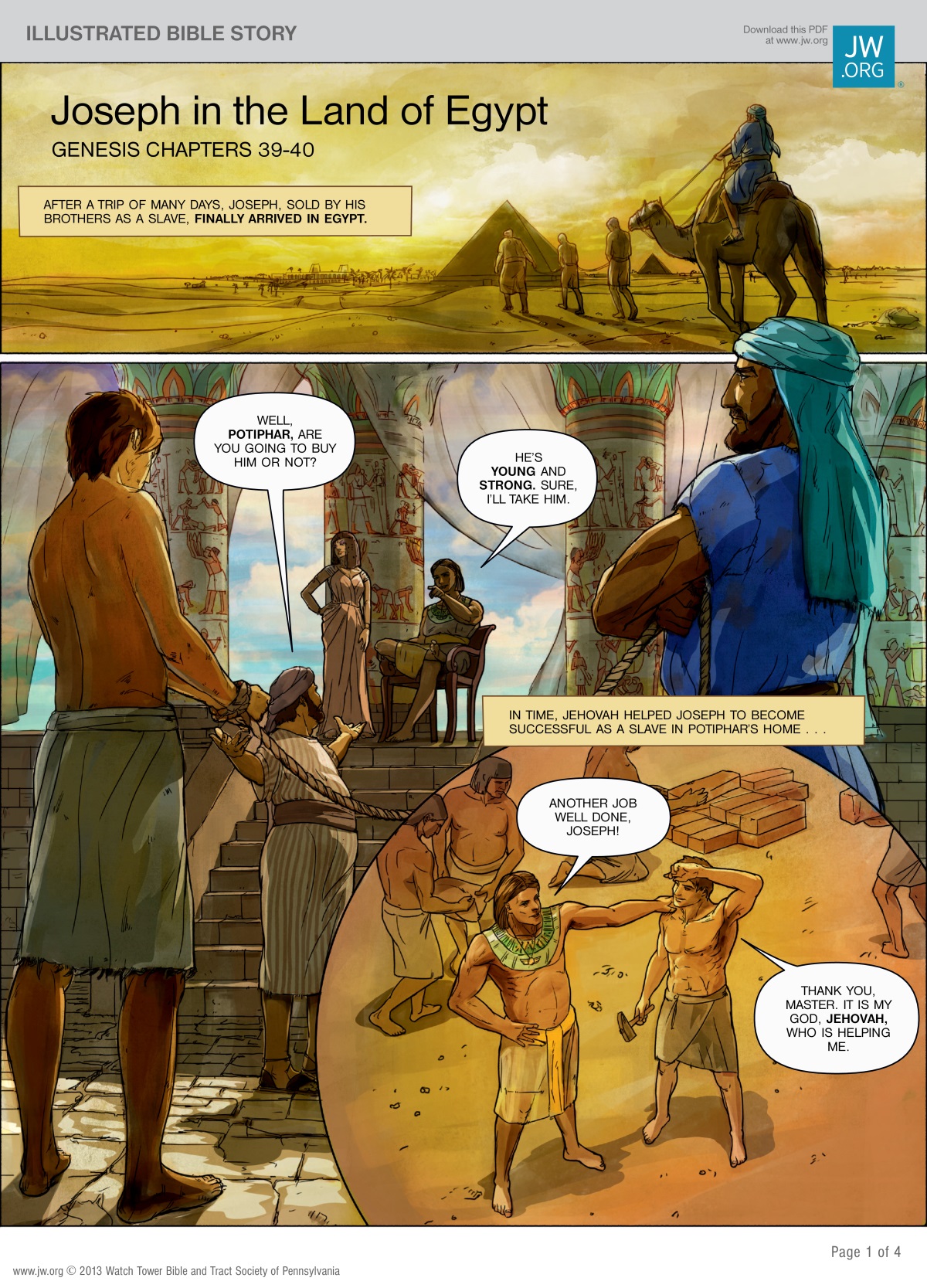 Joseph in the Land of Egypt — Watchtower ONLINE LIBRARY