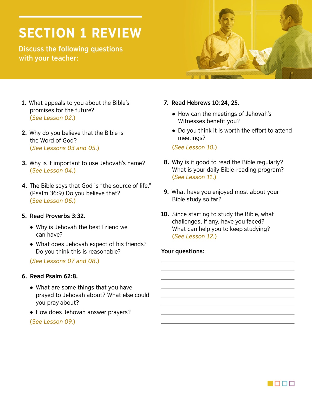 Section 1 Review — Watchtower ONLINE LIBRARY