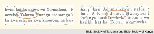 God’s Name Made Known in Swahili — Watchtower ONLINE LIBRARY