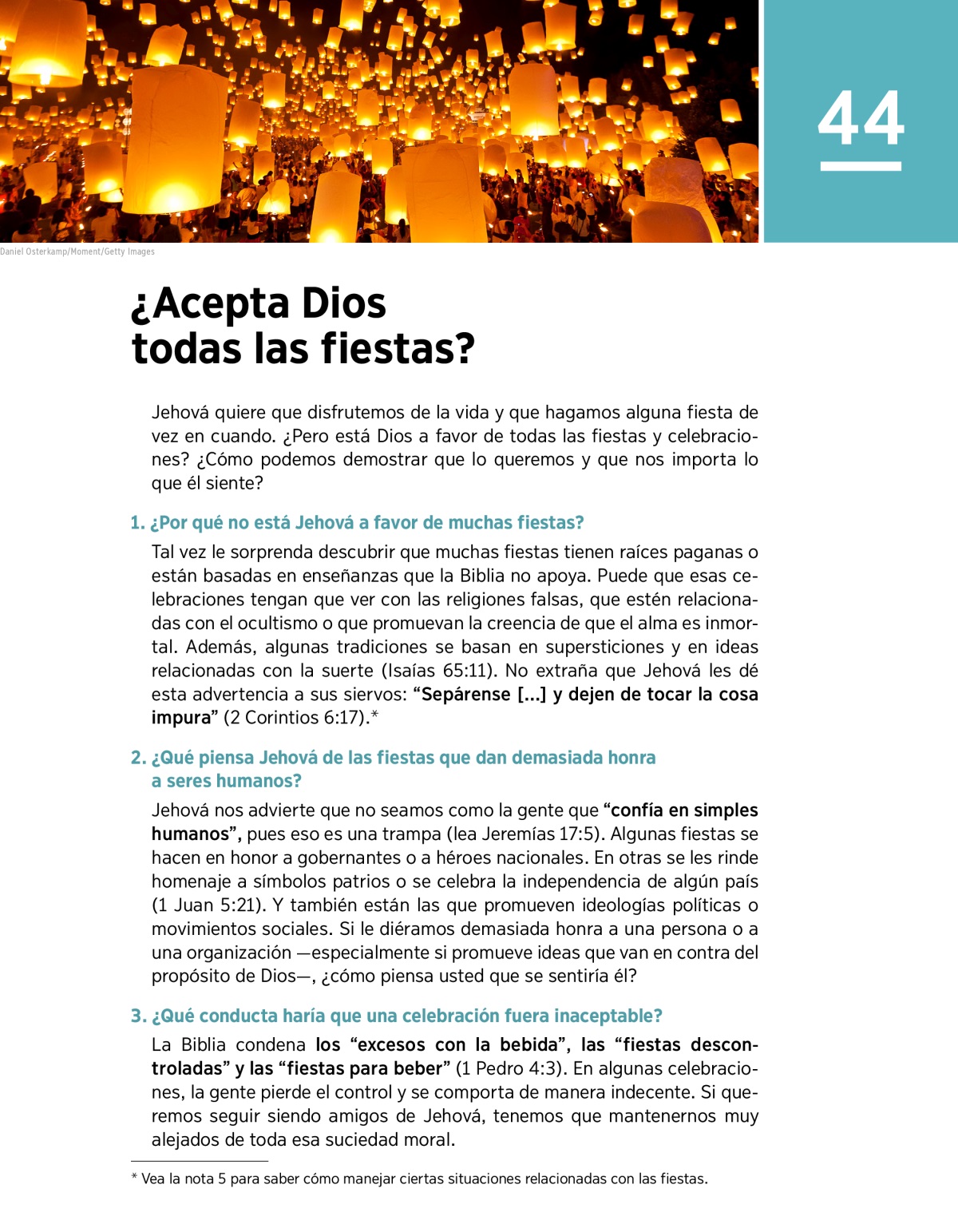 ¿Acepta Dios todas las fiestas? — BIBLIOTECA EN LÍNEA Watchtower
