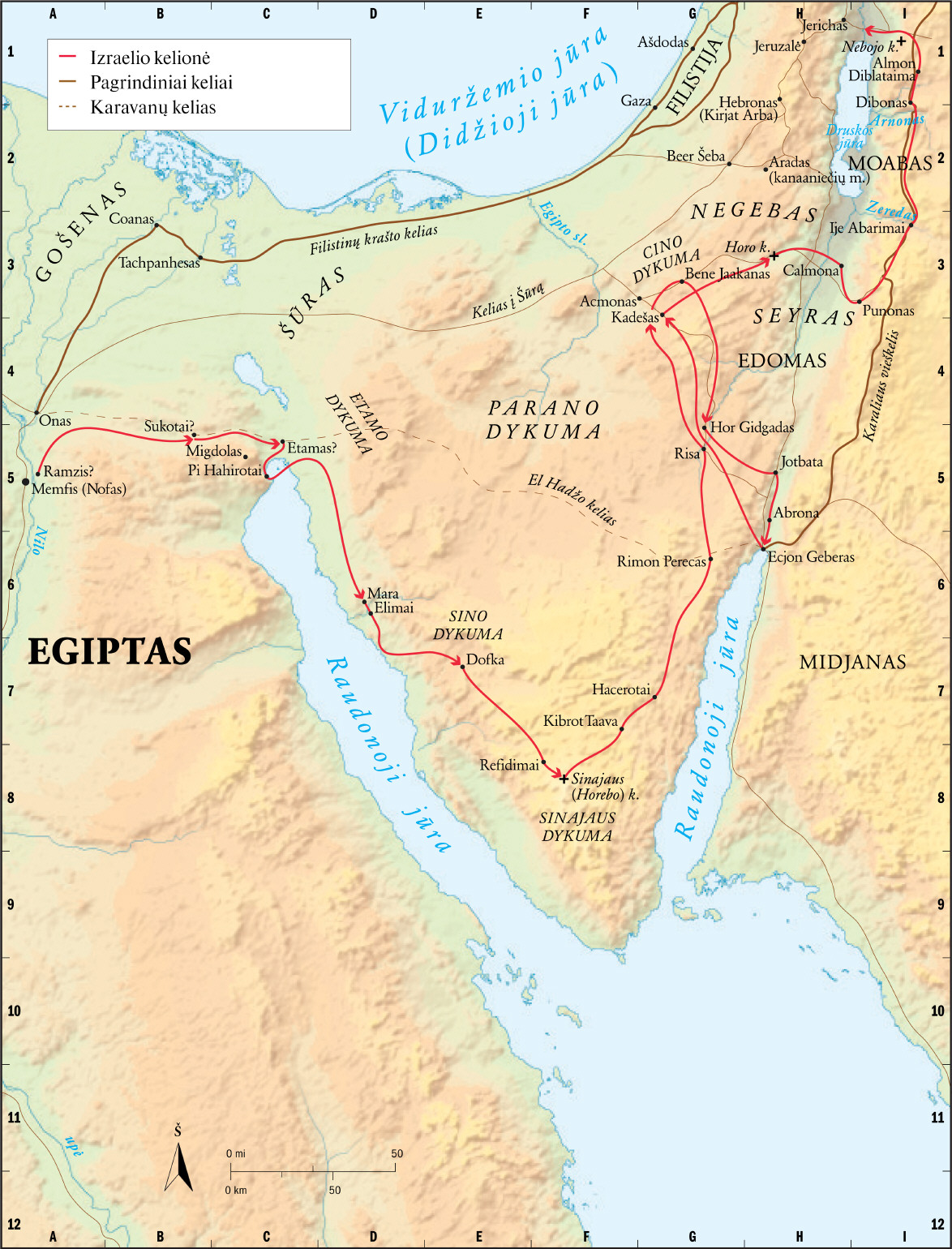 Iš Egipto į Pažadėtąją žemę — Sargybos bokšto INTERNETINĖ BIBLIOTEKA